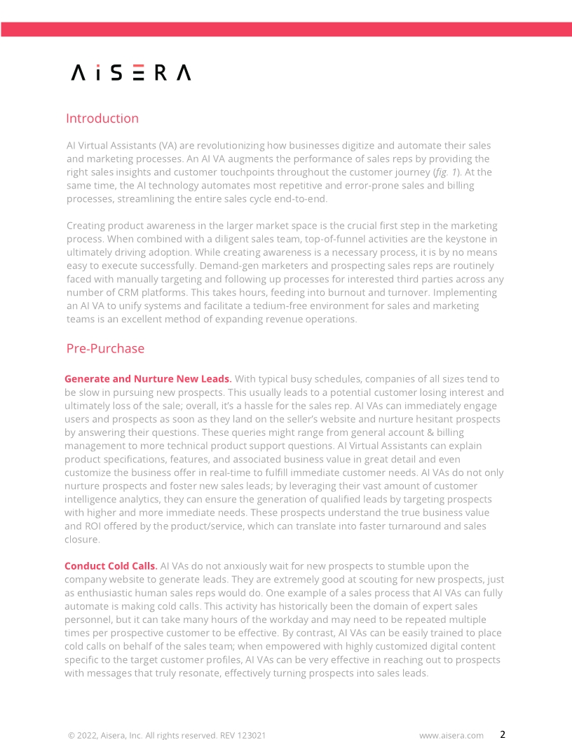 Accelerate Revenue Generation by Transforming Customer Experience