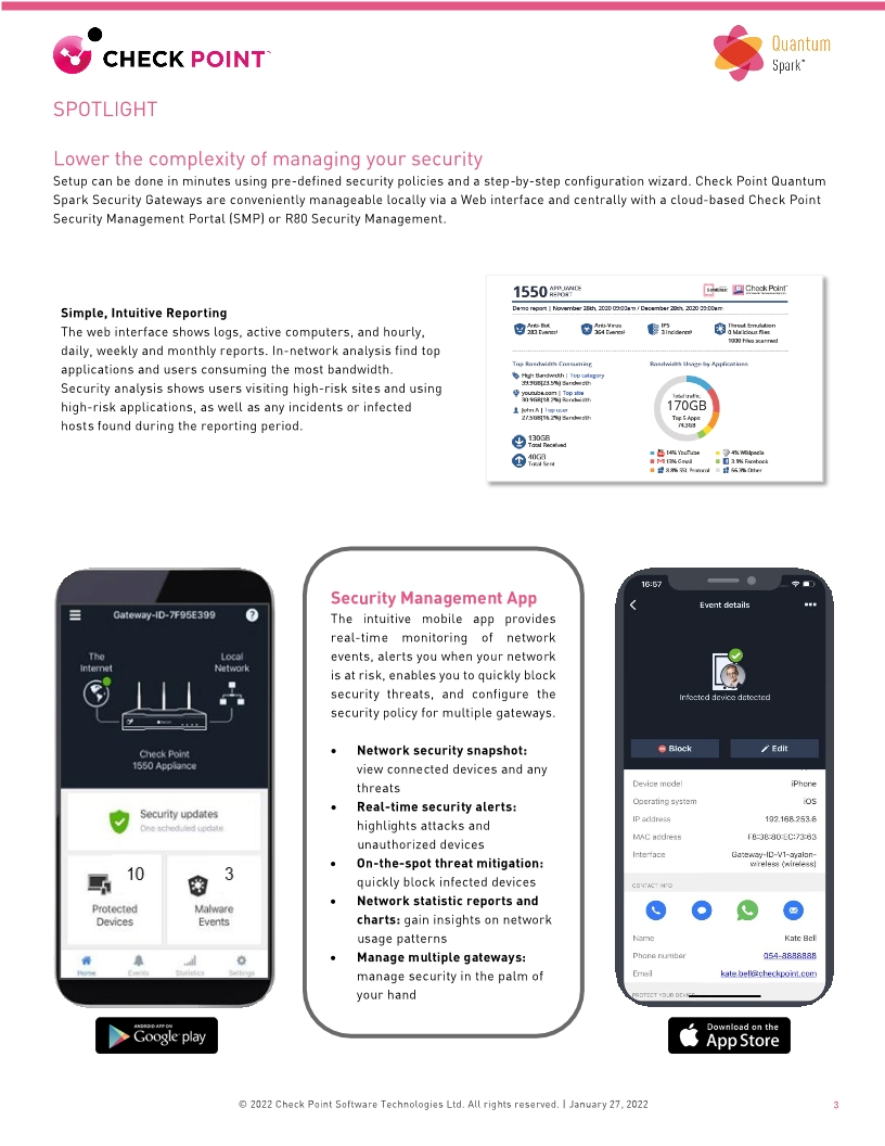 Check Point Quantum 1500 Security Gateways Datasheet